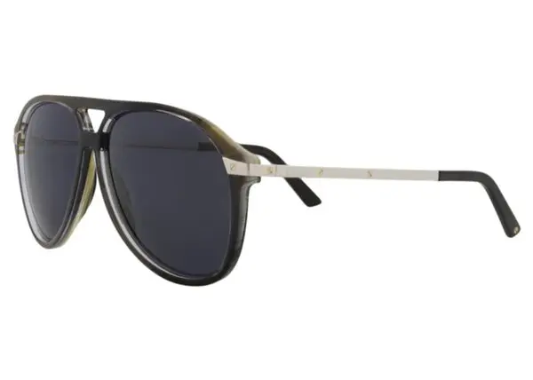 CARTIER Aviator Sunglasses - Grey/silver/grey (ct0105s