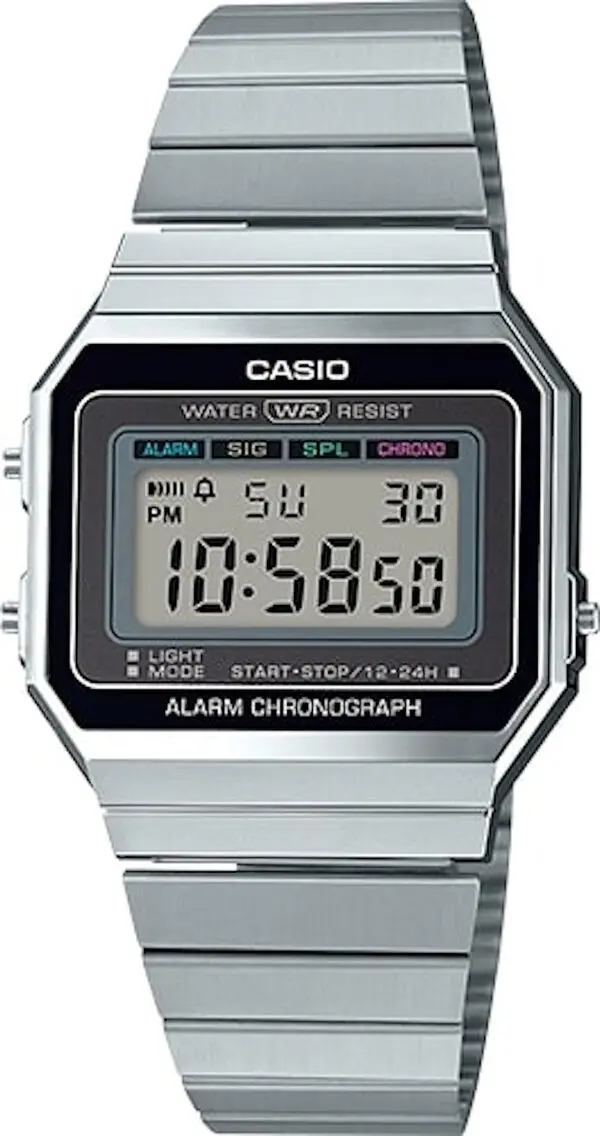 Casio Vintage Digital Watch - Stainless Steel
