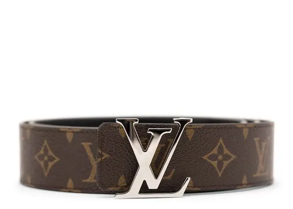 LOUIS VUITTON Reversible And Adjustable Gancini Belt - Brown/black