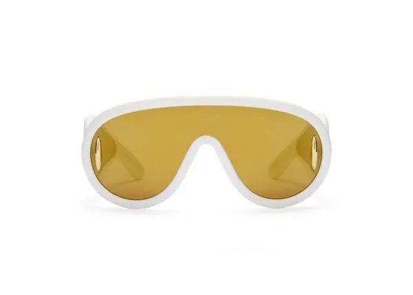 Loewe Wave Mask Sunglasses - Ivory (g000487x01 2110)