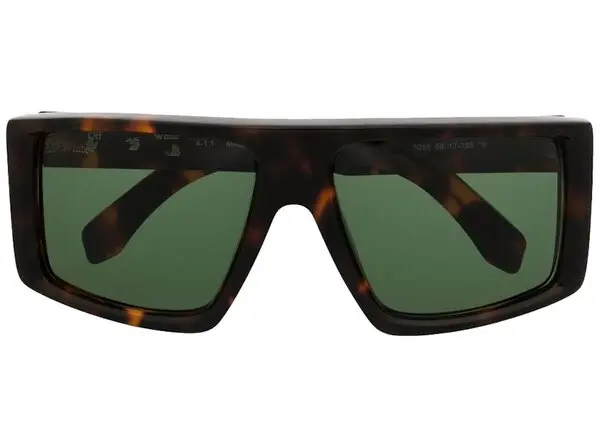 Off-White Alps Oversize Sunglasses - Tortoiseshell (oeri004y21pla0016055)