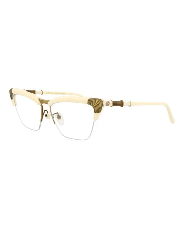 Gucci Cat Eye Eyeglasses - White/transparent (gg0660o