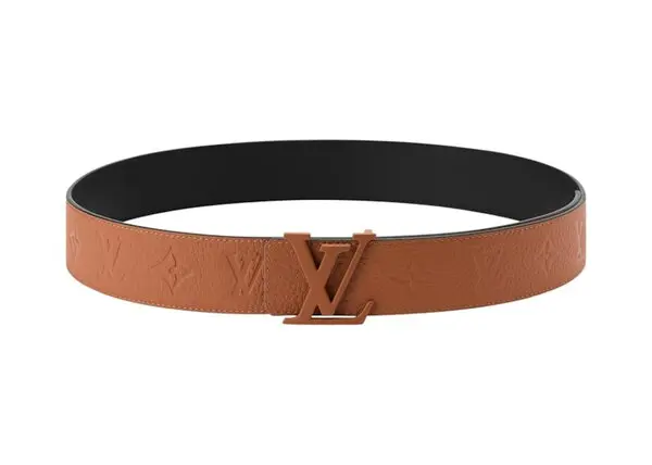 Burberry Louis Vuitton Lv Initiales Reversible 40mm Belt - Camel Brown/black