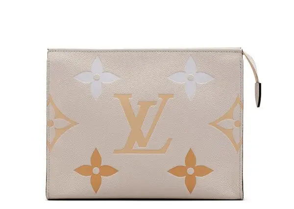 LOUIS VUITTON Toiletry Pouch 26in - Cream/saffron