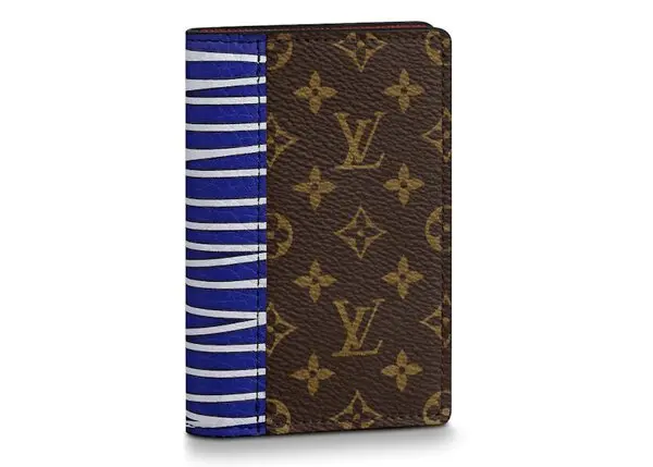 LOUIS VUITTON Pocket Organizer Monogram Patchwork - Brown/blue