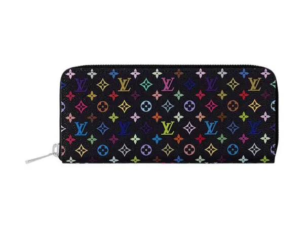 LOUIS VUITTON X Takashi Murakami Clemence Wallet - Black Multicolored