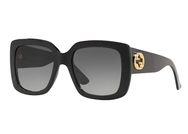 Gucci Square Frame Sunglasses - Black (gg0141sn)