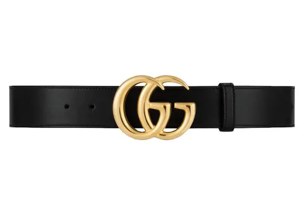 Gucci Reversible Gg Supreme Belt - Black