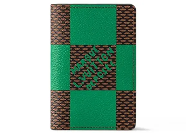 LOUIS VUITTON Pocket Organizer Damier Pop - Green