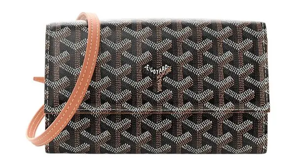 Goyard Varenne Continental Walletin - Black/tan