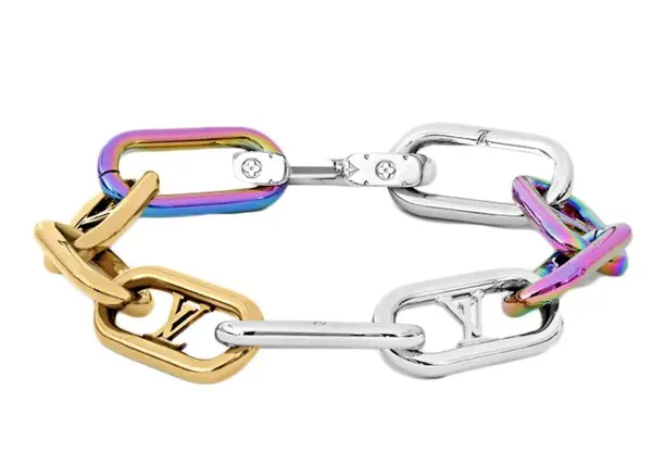 LOUIS VUITTON Signature Chain Bracelet - Multicolor