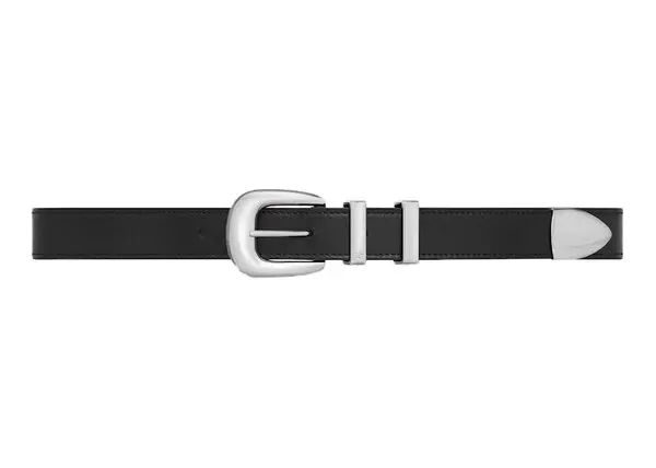 Prada Saffiano Leather Reversible Belt - Black
