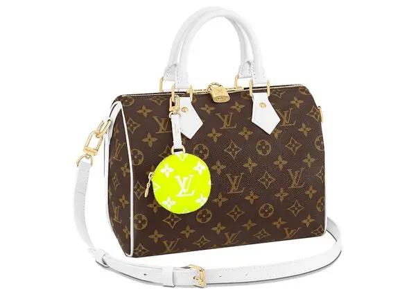 LOUIS VUITTON Speedy Bandouliere 25 - White/brown