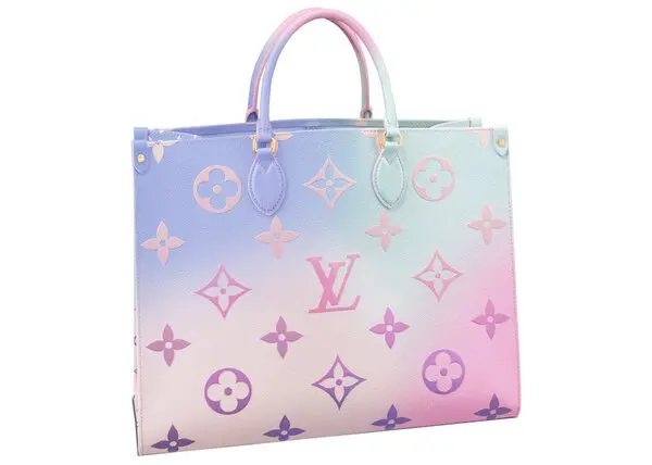 LOUIS VUITTON Onthego Gm Tote - Sunrise Pastel