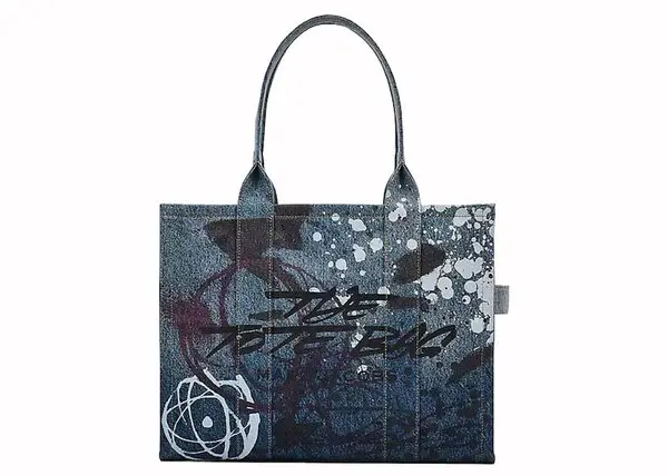 Marc Jacobs X Futura Denim Large Tote Bag - Multicolor