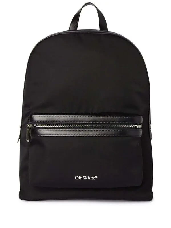 Off-White Core Round Logo Backpack - Black