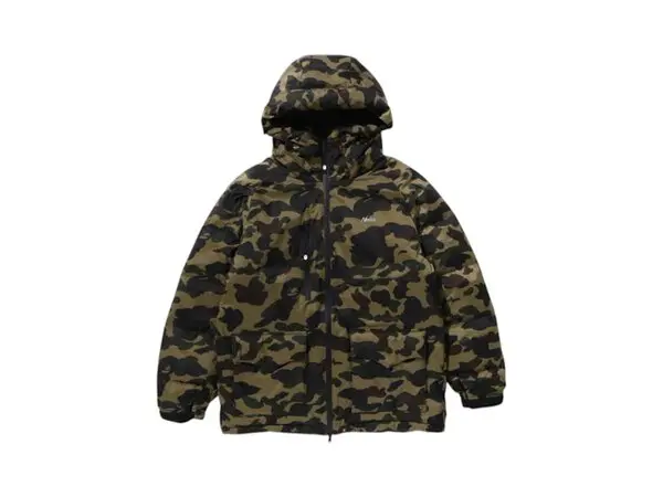 A BATHING APE X Nanga 1st Camo Aurora Tex Down Jacket