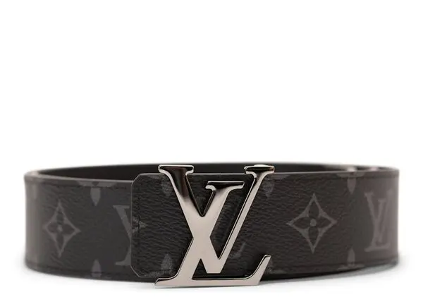 Gucci Louis Vuitton Initiales Belt Eclipse - Black/gray