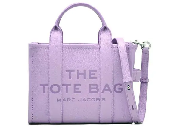 Marc Jacobs The Leather Small Tote Bag - Wisteria Purple