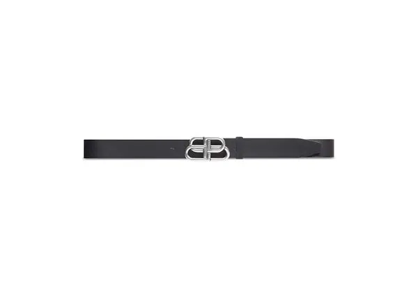 Balenciaga Bb Large Belt - Black