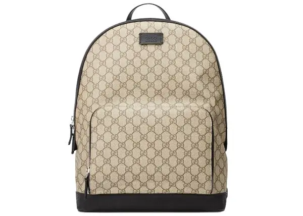 Gucci Gg Supreme Backpack - Beige/ebony