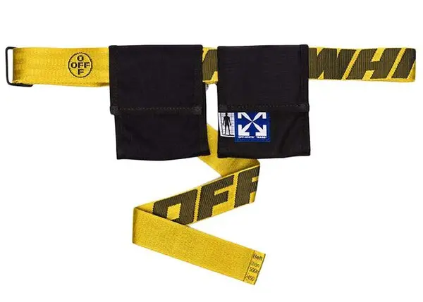 Off-White Classic Industrial Belt Bag - Black/yellow