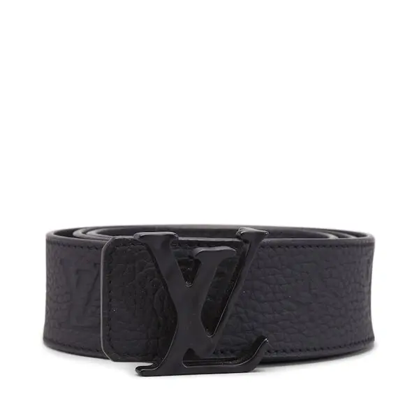 LOUIS VUITTON Initials Shape Monogram 40mm Belt - Absolute Black