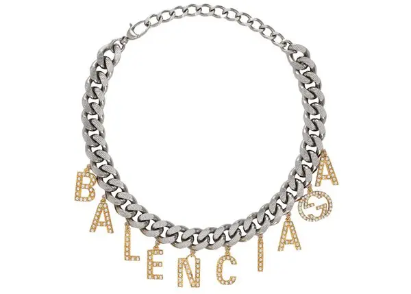Gucci X Balenciaga The Hacker Project Choker - Gold/silver