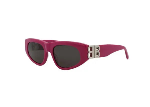 Balenciaga Cat Eye Sunglasses - Fuchsia/silver/grey (bb0095s