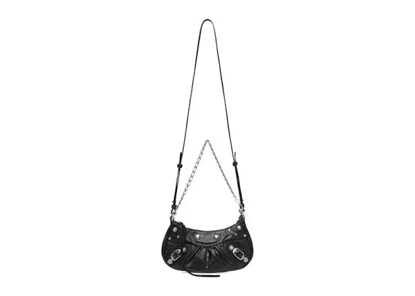 Balenciaga Le Cagole Mini Bag With Chain - Black