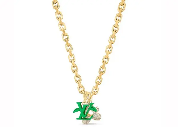 LOUIS VUITTON Blooming Pendant Tyler, The Creator - Gold/color