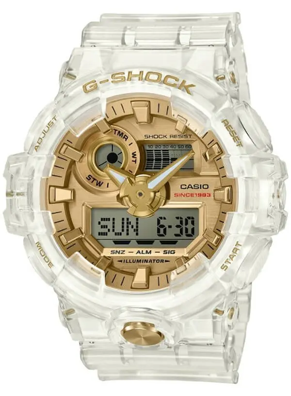 Casio G-shock Anniversary Glacier Gold Digital Watch - Silicone