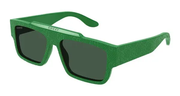 Gucci Square Frame Sunglasses - Green/green (gg1460s/007