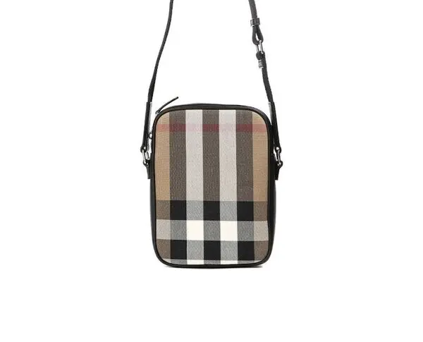 Burberry Paddy Check Canvas Shoulder Bag