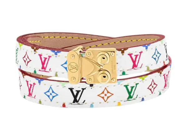 LOUIS VUITTON X Takashi Murakami Signature Bracelet - White Multicolored
