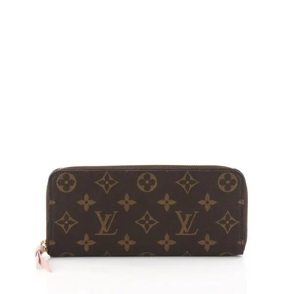 LOUIS VUITTON Wallet Clemence Monogram - Rose Ballerine