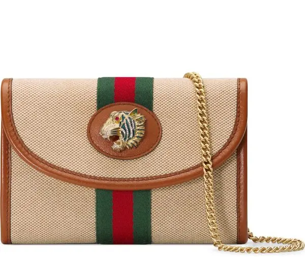 Gucci Rajah Mini Bag - Beige