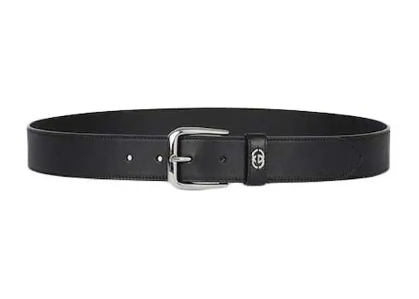 Gucci Interlocking G Detail Belt - Black