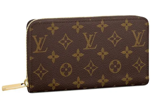 LOUIS VUITTON Zippy Wallet Monogram - Brown