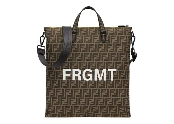 Fendi X Frgmt X Pokemon Ff Fabric Bag Shopper - Brown