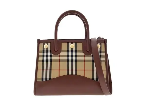 Burberry Title Check Tote Bag