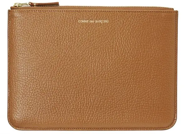 Comme Des Garçons Sa5100mi Colour Inside Wallet /orange - Brown