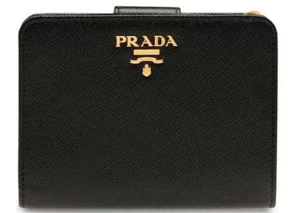 Prada Plain Folding Wallet Small