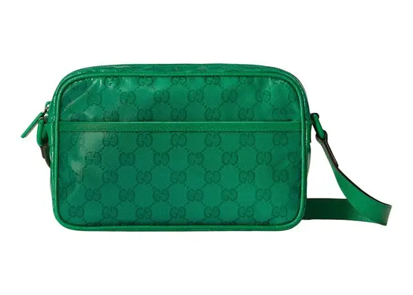 Gucci Gg Crystal Mini Shoulder Bag - Green