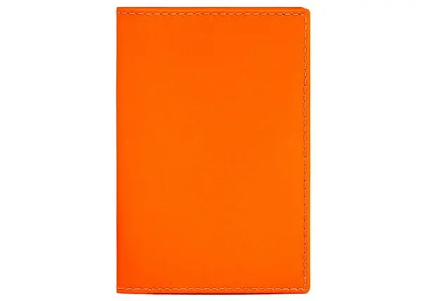 Comme Des Garçons Sa6400sf New Super Fluo Passport Cover - Orange