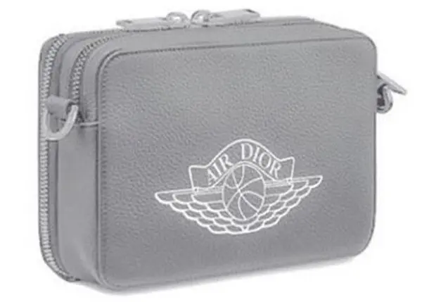 Dior X Jordan Wings Messenger Bag - Grey