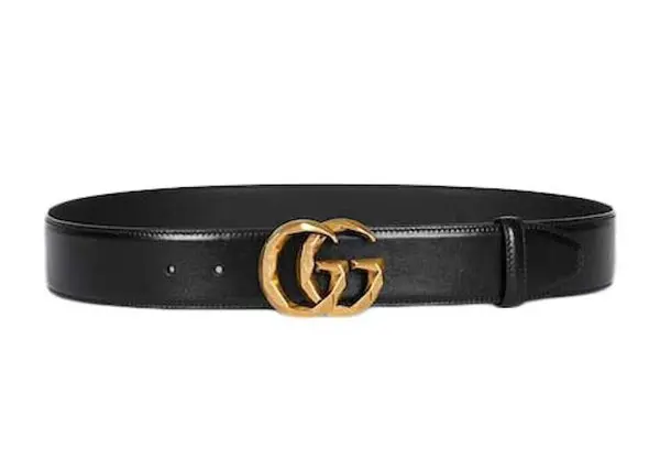 Gucci Gg Marmont Wide Belt - Black