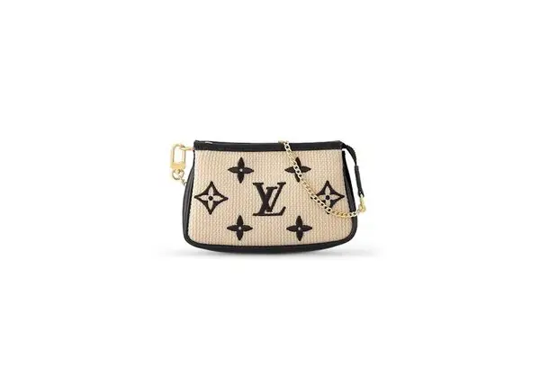 LOUIS VUITTON Mini Pochette Accessoires - Black