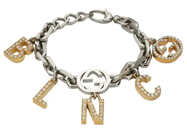 Gucci X Balenciaga The Hacker Project Charm Bracelet - Silver