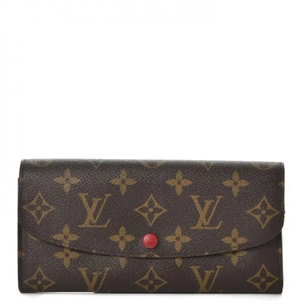 LOUIS VUITTON Wallet Emilie Monogram - Rouge Red